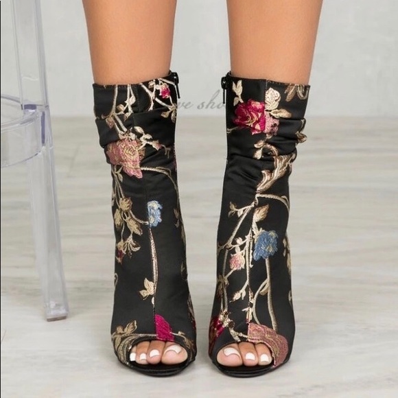 sexy queens | Shoes | Open Toe Boots | Poshmark